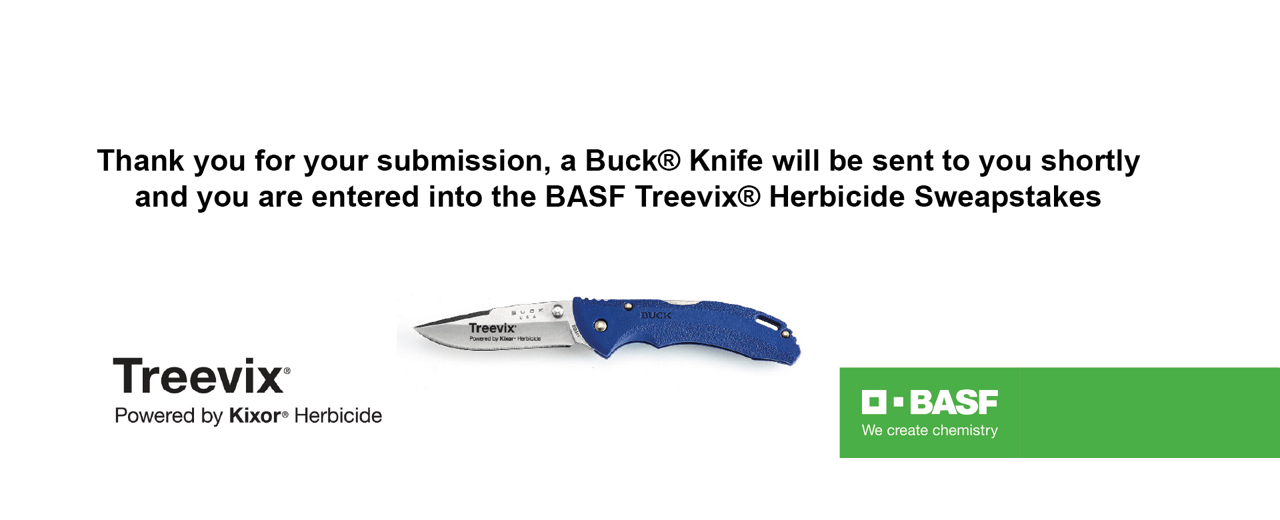 Treevix Sweepstakes Thank You